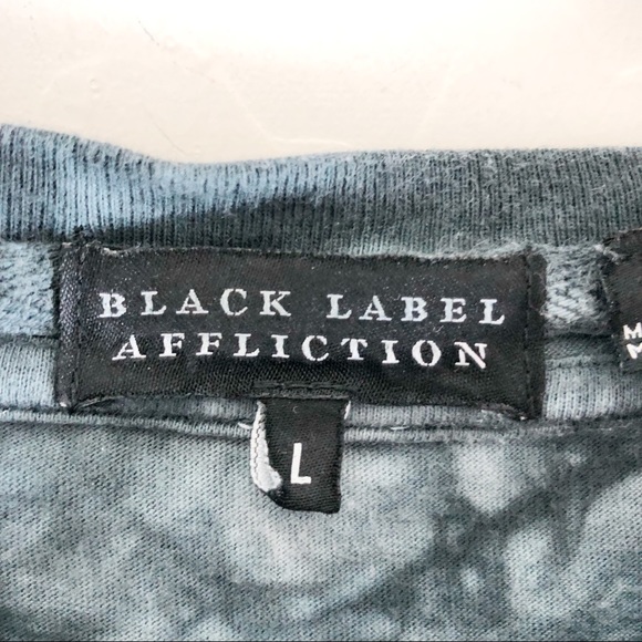 Affliction | Shirts | Black Label Affliction Y2k Skull Headdress ...
